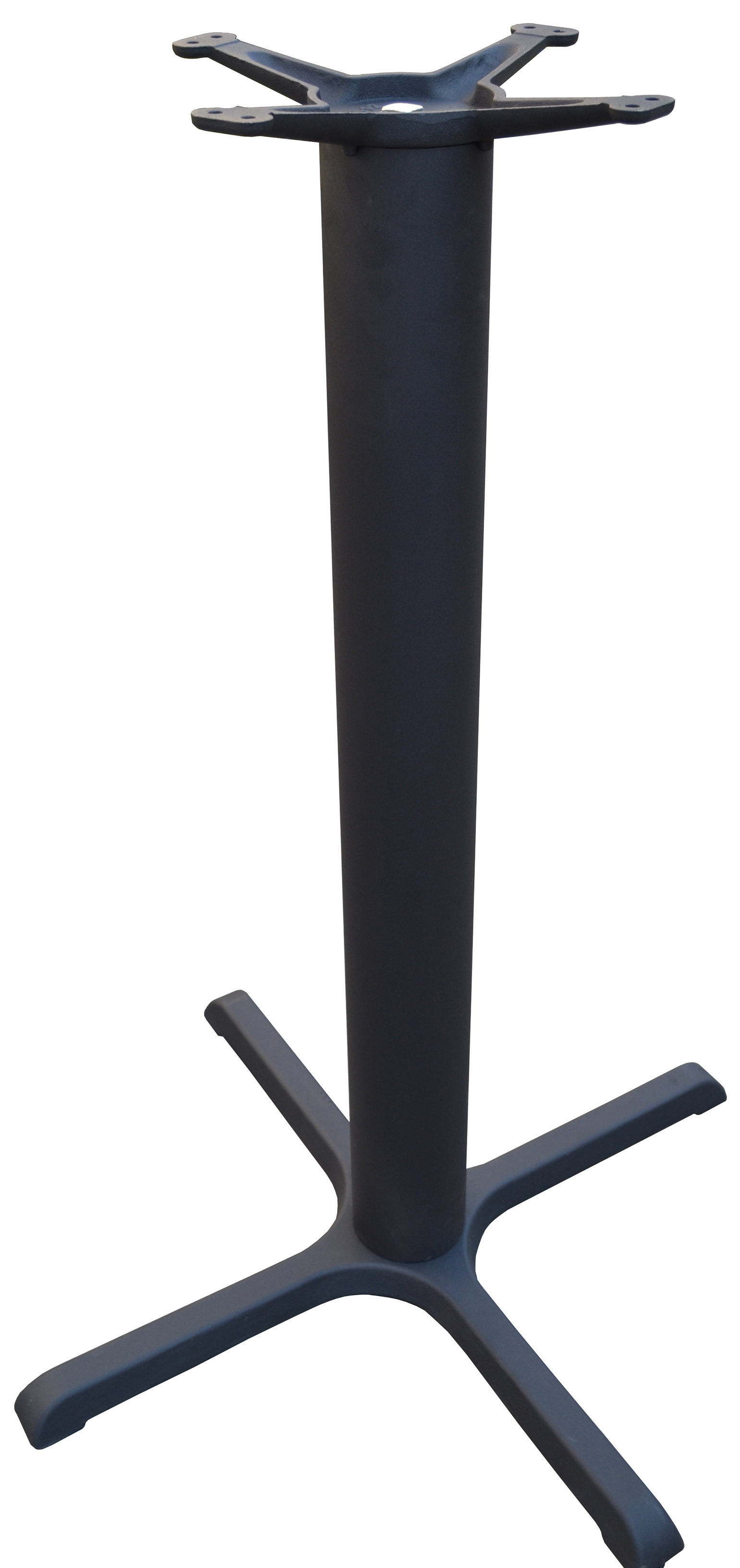 JI Bases 30" x 30" Cast Iron Bar Height Cross Base with 4" Dia. Column - Wayfair Canada